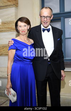 Bundeskanzler Friedrich MERZ CDU, bei seiner Rede am Rednerpult. CSU ...