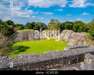 Xunantunich Archaeological Site, elevated view from El Castillo, Cayo ...