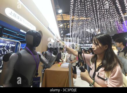 SHANGHAI, CHINA - JULY 26, 2025 - The "Tiangong" robot developed by the ...