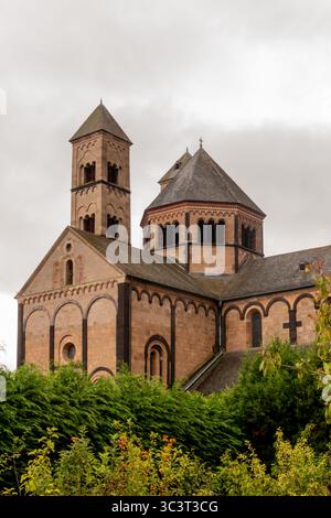 Maria Laach, monastery church, Benedictine order, Rhineland-Palatinate ...
