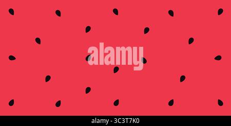 Abstract red - pink watermelon background with seeds - Vector ...