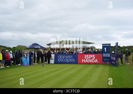 Dundonald Links, Irvine, Scotland. 27th July 2025; Dundonald Links, Irvine, Scotland ISPS HANDA ...