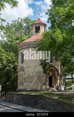 Rotunda of St Martin in Prague in spring day. Vysehrad. Unesco czech ...