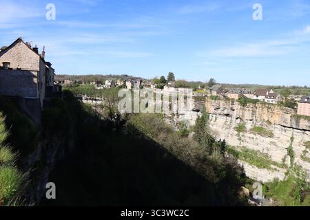 Bozouls Canyon, commonly known as the Bozouls Hole, Bozouls Village ...