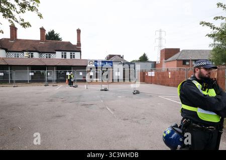 The Bell Hotel London Epping Forest, London, UK. 27th Jul 2025. Migrant ...