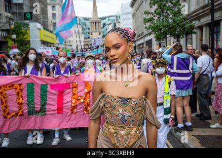 Actor Yasmin Finney at t London Trans Pride 2025 Stock Photo - Alamy