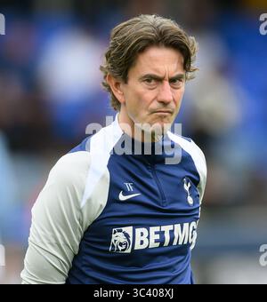 Thomas Frank the Tottenham Hotspur manager during the Carabao Cup ...