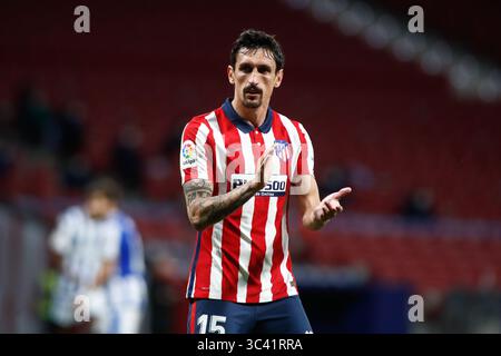 MADRID, SPAIN - MAY 12: Stefan Savic of Atletico Madrid during the La ...