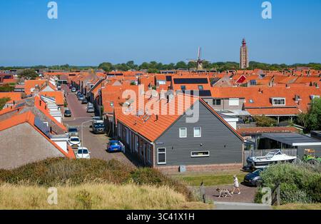 Windmill 'De Noorman' in Westkapelle Stock Photo - Alamy