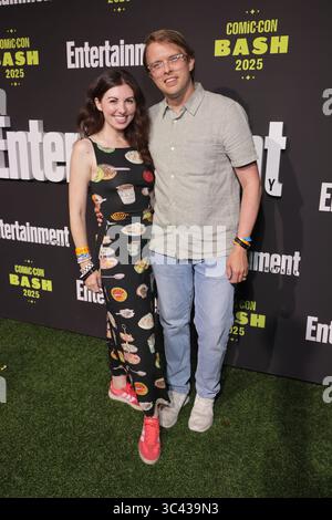 Danielle Beckmann and Timothy Reese attend Entertainment Weekly's Comic ...