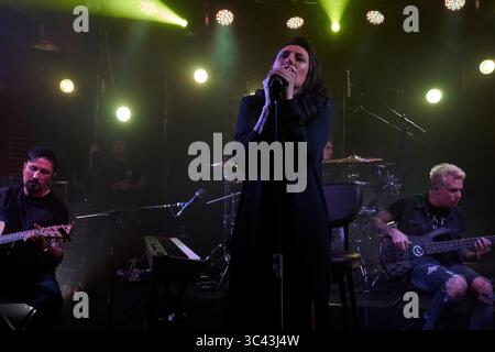 Louna Rock band perform on stage during the concert at Sherwood Pub ...