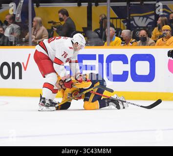 Carolina Hurricanes defenseman Brady Skjei during the second period of ...