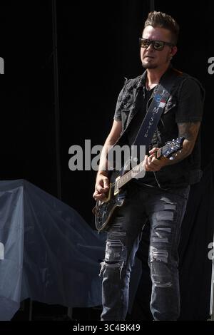 July 22, 2018 - Brooklyn, Michigan, U.S - ASHLEY MCBRYDE performs for ...