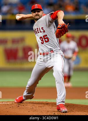 Tampa Bay Rays pitcher Nick Martinez goes into his delivery against the ...
