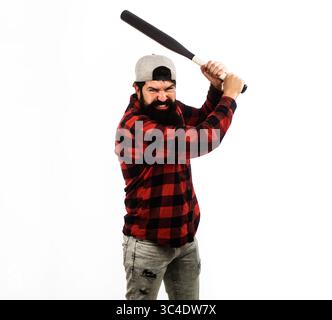 baseball guy with a bat in his hand on a blue background and a combat ...