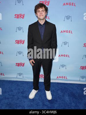 JT Casey arrives at the premiere of "Sketch" on Monday, July 28, 2025 ...