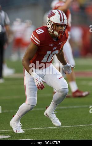 Wisconsin running back Isaac Guerendo (20) during second half of an ...