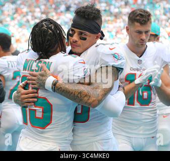 Miami Dolphins wide receiver Albert Wilson (2) runs the football during ...