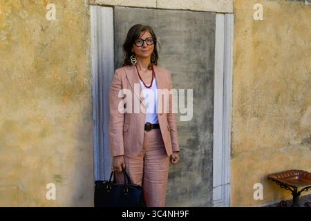 Francesca Albanese (C), UN Special Rapporteur on the occupied ...