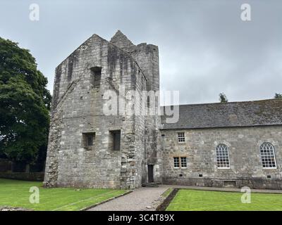 Brick vault in the cloister of the ruined Monastery of Saint Mary of ...