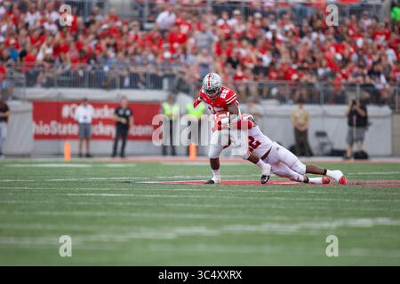Indiana University defensive back Marcelino McCrary-Ball gets into ...