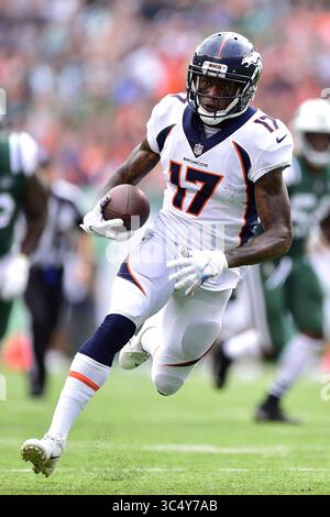 Denver Broncos wide receiver DaeSean Hamilton (17) during an NFL ...