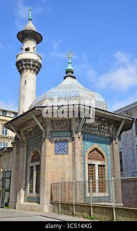 Located in Istanbul, Turkey, the Hobyar Mosque was built in 1909. It is ...