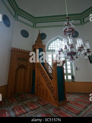 Located in Istanbul, Turkey, the Hobyar Mosque was built in 1889. It is ...