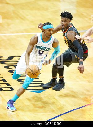 Atlanta Hawks forward Cam Reddish (22) in the first half of an NBA ...