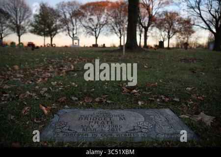 The gravesite of Bridget Prate at St. Michael the Archangel Catholic ...