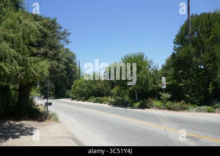 Encino, California, USA 28th July 2025 Hayvenhurst Avenue on July 28 ...