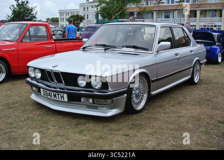 A 1986 BMW 3 series parked on display at the 47th Historic Vehicle ...
