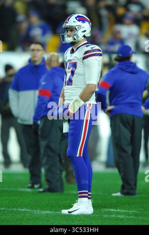 December 15th, 2019: Josh Allen #17 during the Pittsburgh Steelers vs ...