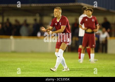 Archie Tamplin, of Chelmsford City, seen entering Melbourne Stadium ...