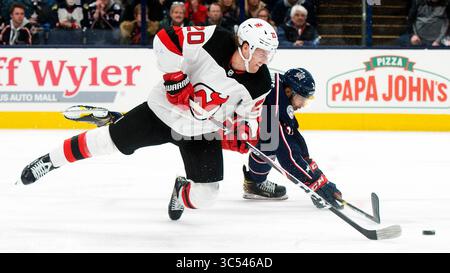 New Jersey Devils center Blake Coleman (20) in the second period of an ...