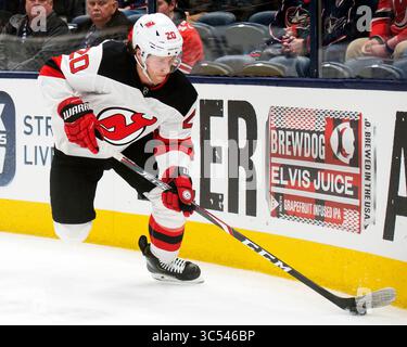 New Jersey Devils center Blake Coleman (20) in the second period of an ...