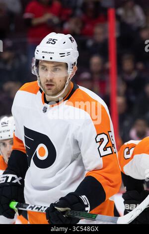 Philadelphia Flyers' James van Riemsdyk in action during an NHL hockey ...