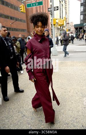 New York - NY - 20200114 Yara Shahidi wearing Beyonce's Ivy Park ...