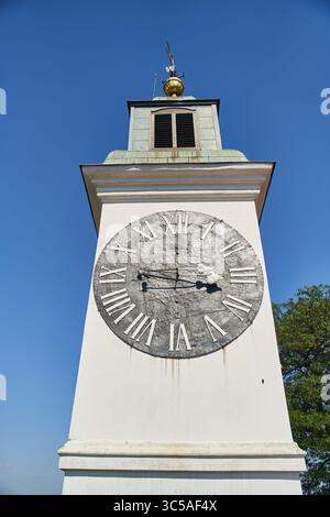 Aerial view of Petrovaradin fortress in Serbian town Novi Sad Stock ...