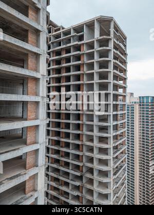 Unfinished High-Rise Building Showcasing the Raw Structure of ...