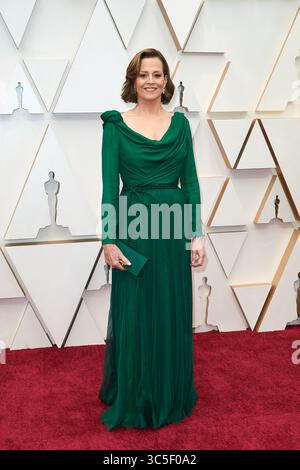 Sigourney Weaver arrives at the Oscars on Sunday, March 15, 2026, at ...