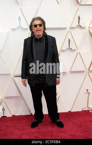 Al Pacino arrives at the Oscars on Sunday, Feb. 9, 2020, at the Dolby ...