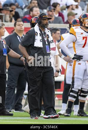 LA Wildcats coach Winston Moss during practice, Wednesday, Feb. 19 ...