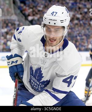 Toronto Maple Leafs' Pierre Engvall in action during an NHL hockey game ...