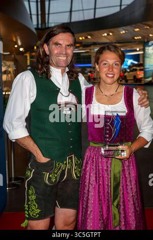 Muenchen bei der Praesentation des Bauzaunes, Start in die Bauphase, es ...
