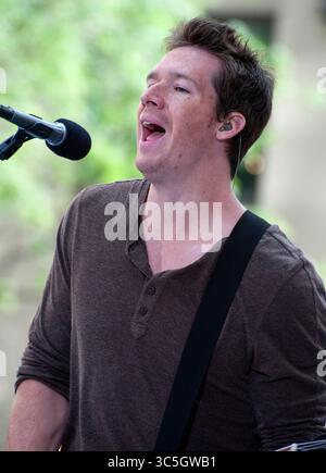 Zach Filkins of One Republic performing live on stage on day 2 at BBC ...
