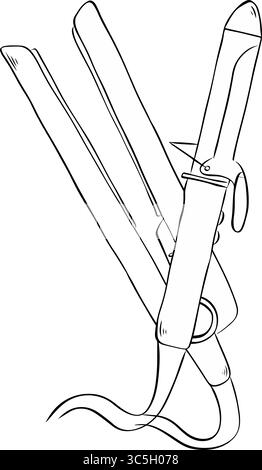 stress relief line icon, outline symbol, vector illustration, concept ...