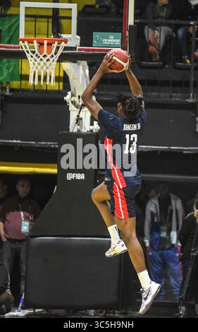 Morez Johnson Jr. (USA). FIBA Basketball Americup U18 - Buenos Aires ...