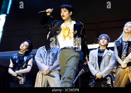 HAN, a singer and rapper from the South Korean boy band Stray Kids ...