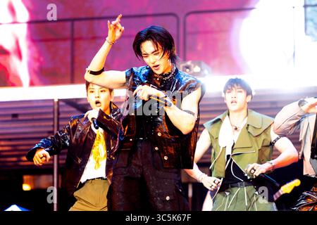 HAN, a singer and rapper from the South Korean boy band Stray Kids ...